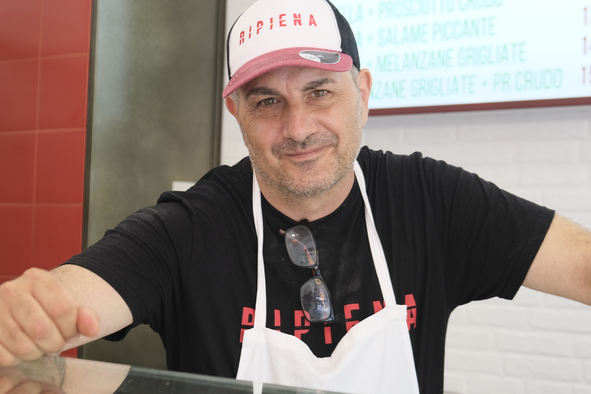 Ripiena: la pizza bianca romana farcita di Max Crunch